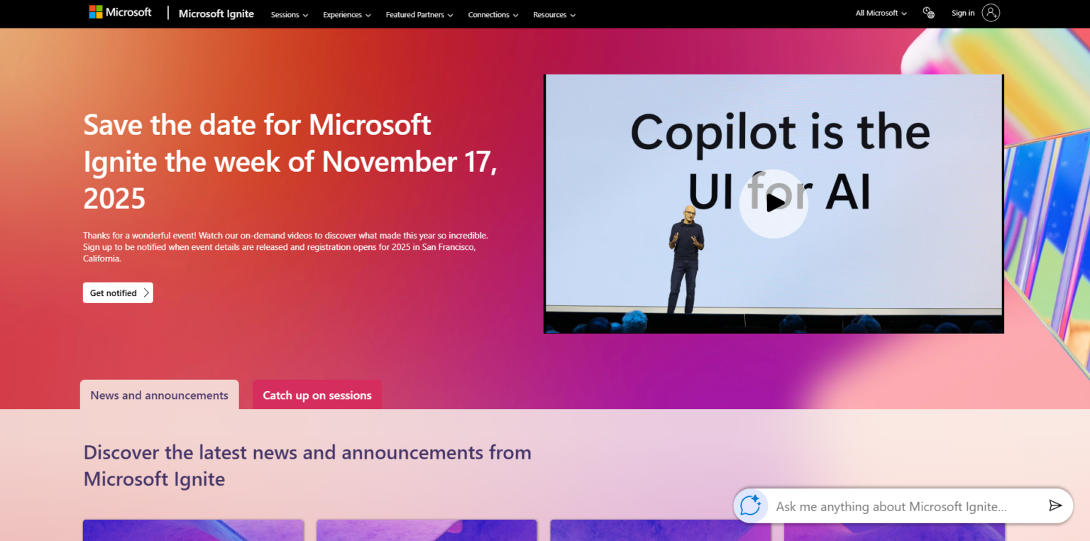 Microsoft Ignite 2025 - Storied